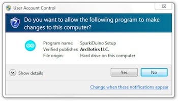 ArcBotics - Install Sparkiduino Ardublock Windows